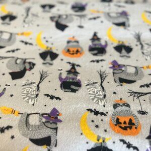 Handmade | Bedding | Fun Halloween Sloths Handmade Cotton Flannel ...